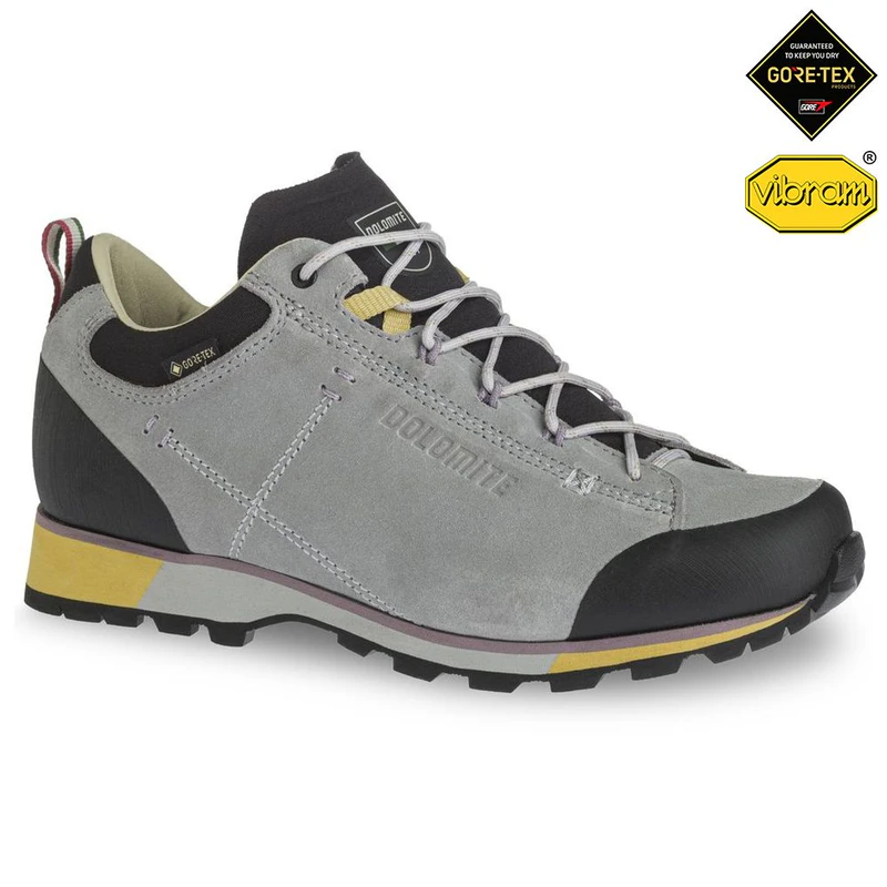 Dolomite Womens 54 Hike Low Evo GTX Hiking Shoes (Aluminium Grey) | Sp