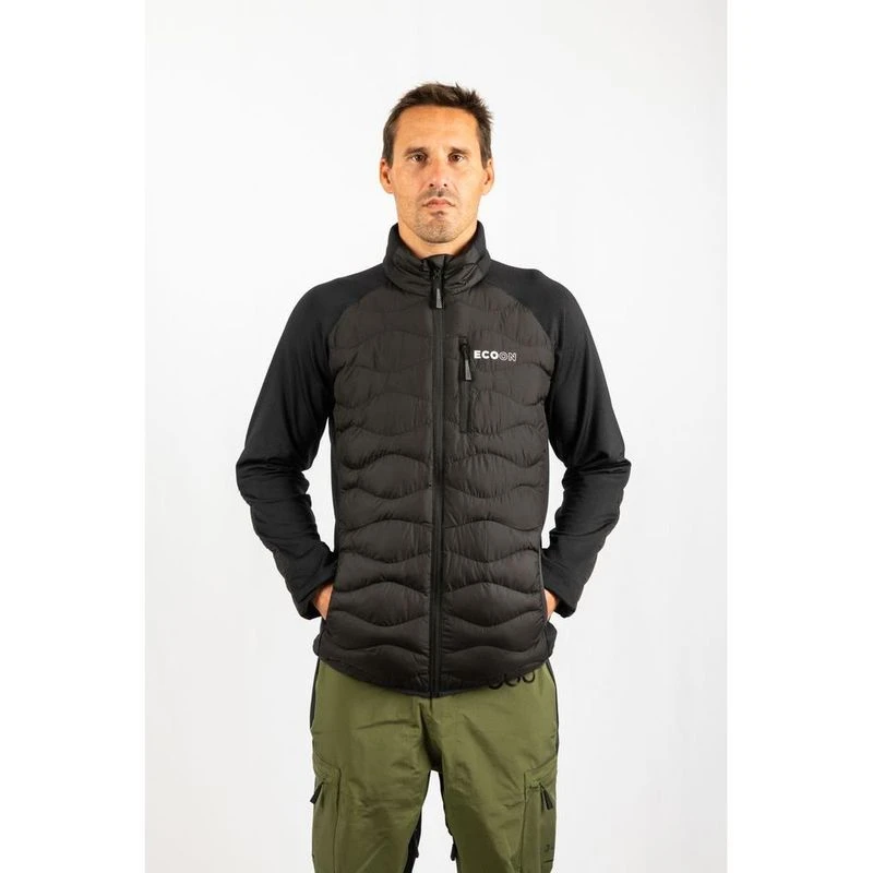 Ecoon Mens Ecoactive Hybrid Insulated Jacket (Black) | Sportpursuit.co