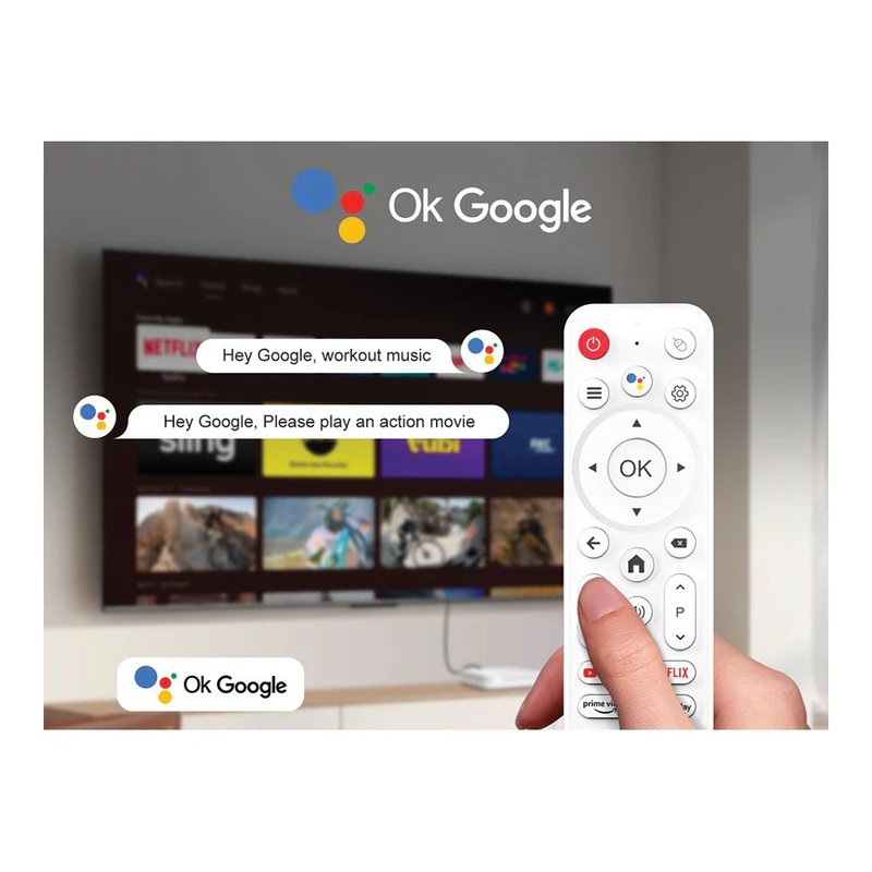 EkoConcept Boitier TV Android 14.0 HD 4K FFE643 (White) | privatesport