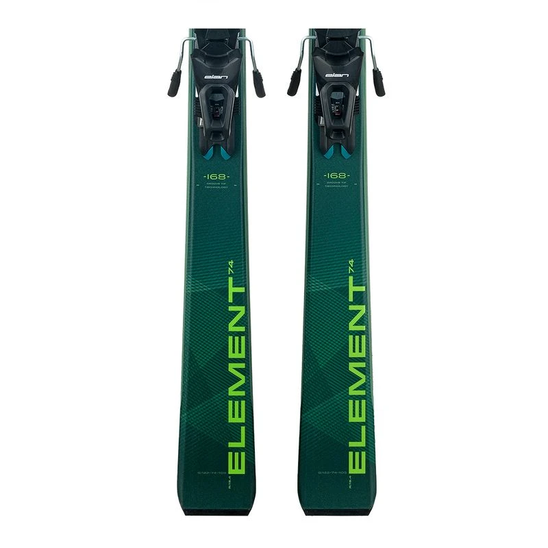 Elan Pack ski alpin Element 74 Homme (Vert) | privatesportshop.fr