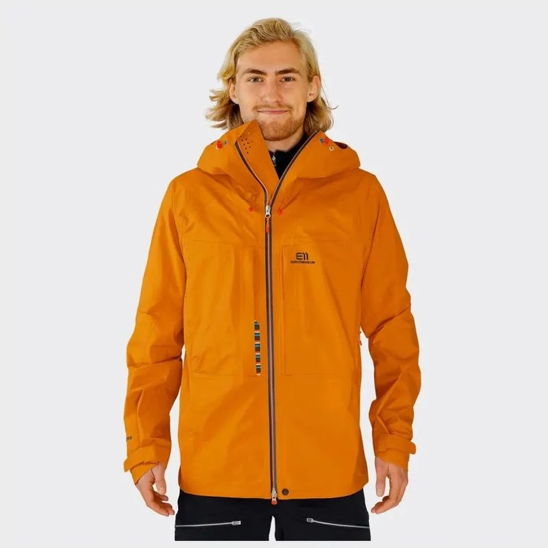 Elevenate Mens Free Tour Shell Waterproof Jacket (Marmalade) | Sportpu