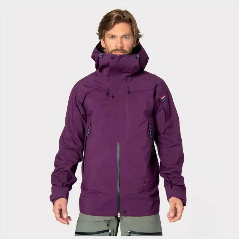 Elevenate Mens Pure Waterproof Jacket (Aubergine) | Sportpursuit.com