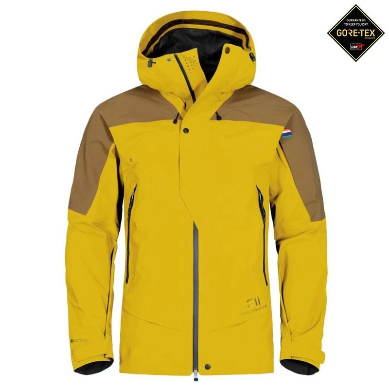 Elevenate Mens Pure Waterproof Jacket (Sunset Yellow) | Sportpursuit.c