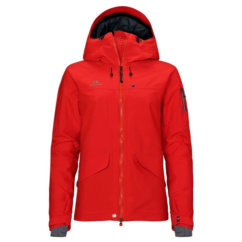 Elevenate Womens Brévent Ski Jacket (Red Glow) | Sportpursuit.com