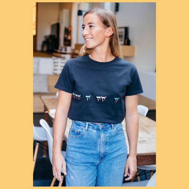 Erstwhile Womens TDLC T-Shirt (Faded Black) | Sportpursuit.com