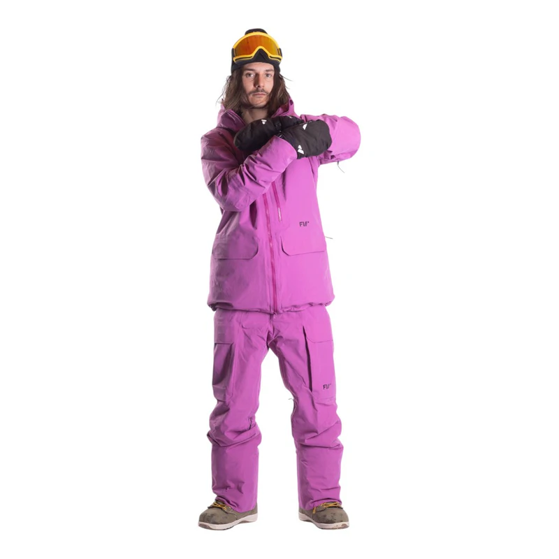 FW Apparel Mens Catalyst Insulated 2L Ski Jacket (Pink) | Sportpursuit