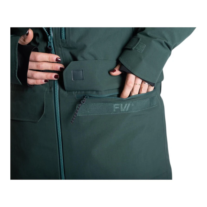 FW Apparel Womens Catalyst Insulated 2L Ski Jacket (Green) | Sportpurs
