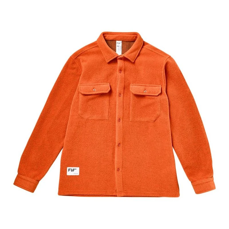 FWApparel Mens Root Overshirt Jacket (Orange) | Sportpursuit.com