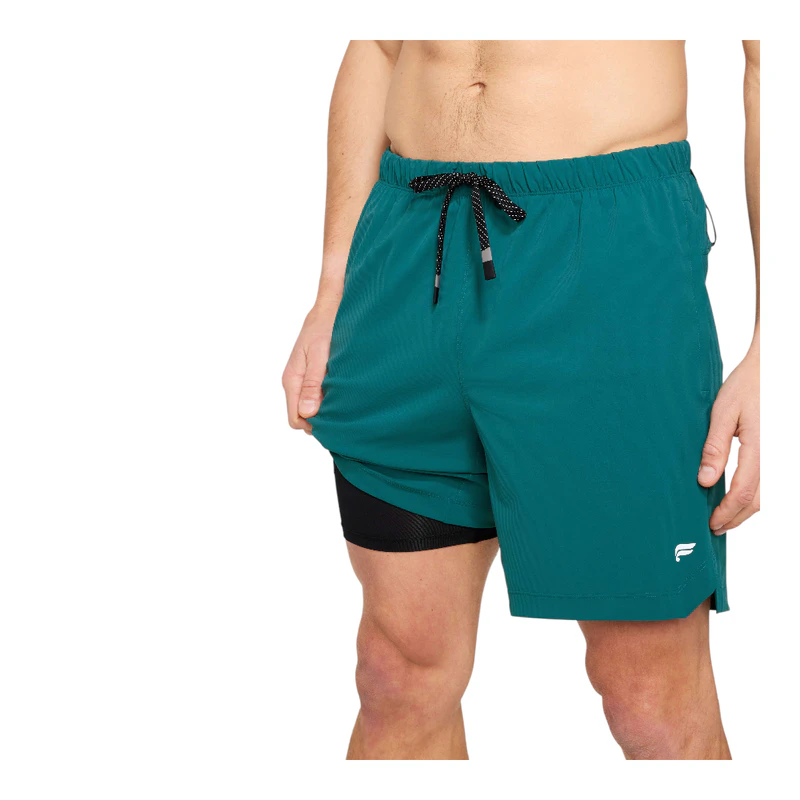 Fabletics Short The 7 One Homme (Vert) | privatesportshop.fr