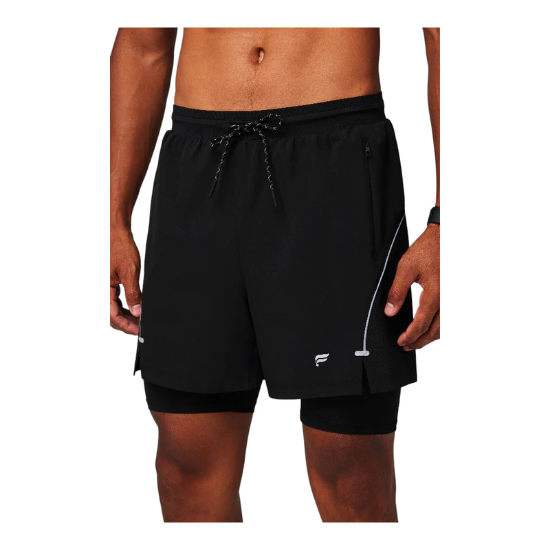 Fabletics Mens The Kadence Shorts (Black) | Sportpursuit.com