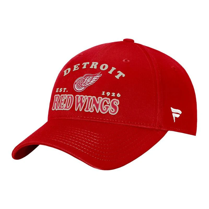Fanatics Mens Detroit Red Wings Heritage Hat (Red) | Sportpursuit.com