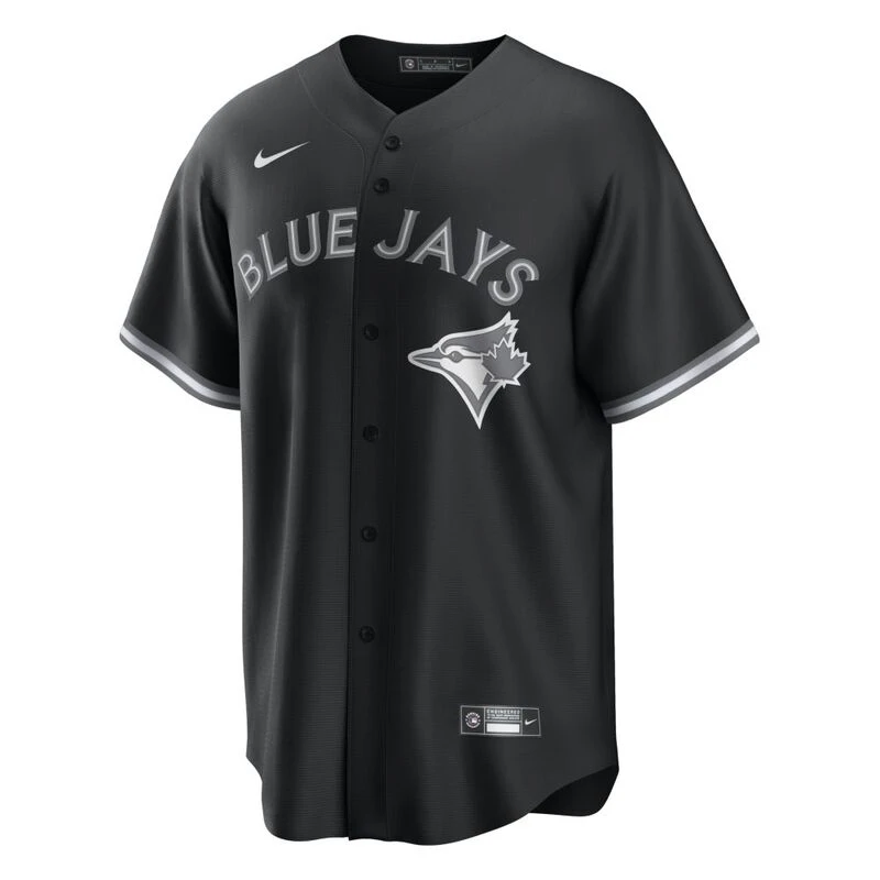 Fanatics Mens Nike Blue Jays Home Jersey (Black) | Sportpursuit.com
