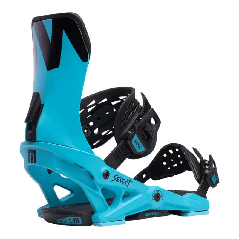 Now Mens Select Snowboard Bindings (Blue) | Sportpursuit.com