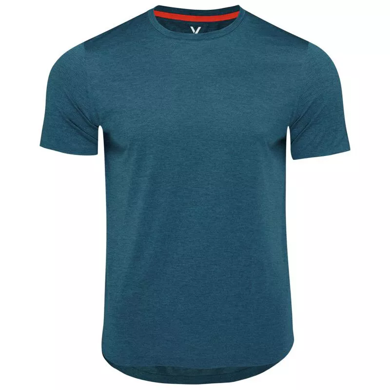 Flyte Mens Volta Tech T-Shirt (Petrol) | Sportpursuit.com