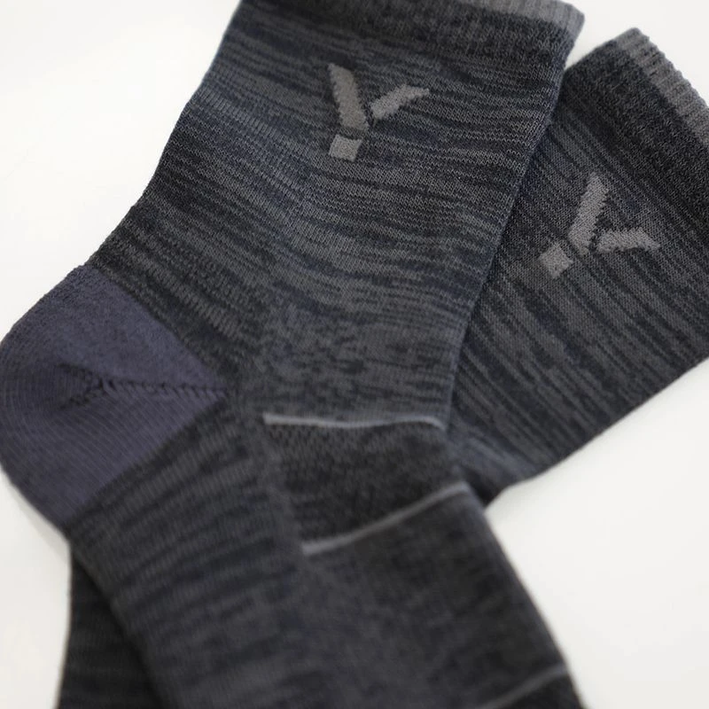 Flyte Flare Performance Mid Socks (3 Pack - Graphite) | Sportpursuit.c