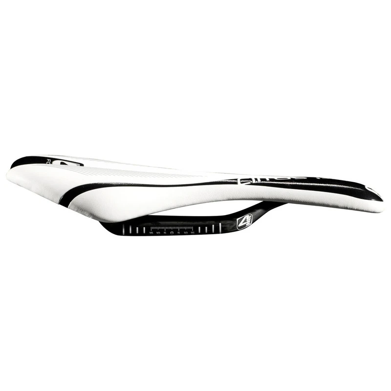 Forza Mens Cirrus Pro 145mm Saddle (White/Black) | Sportpursuit.com