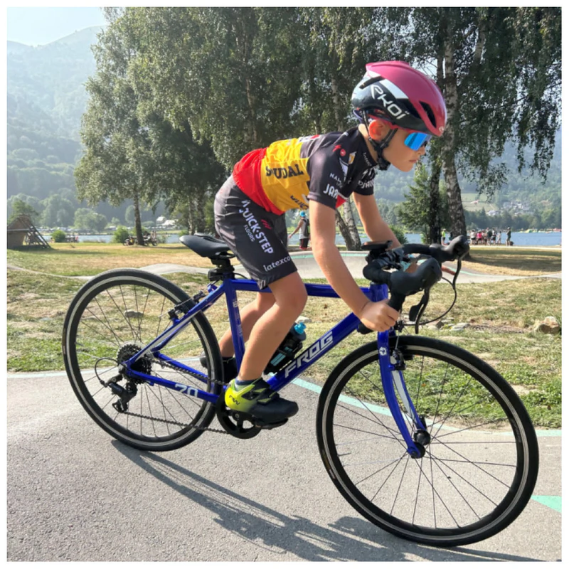 Frog Bikes Kids Road 58 Bike (Electric Blue) | Sportpursuit.com