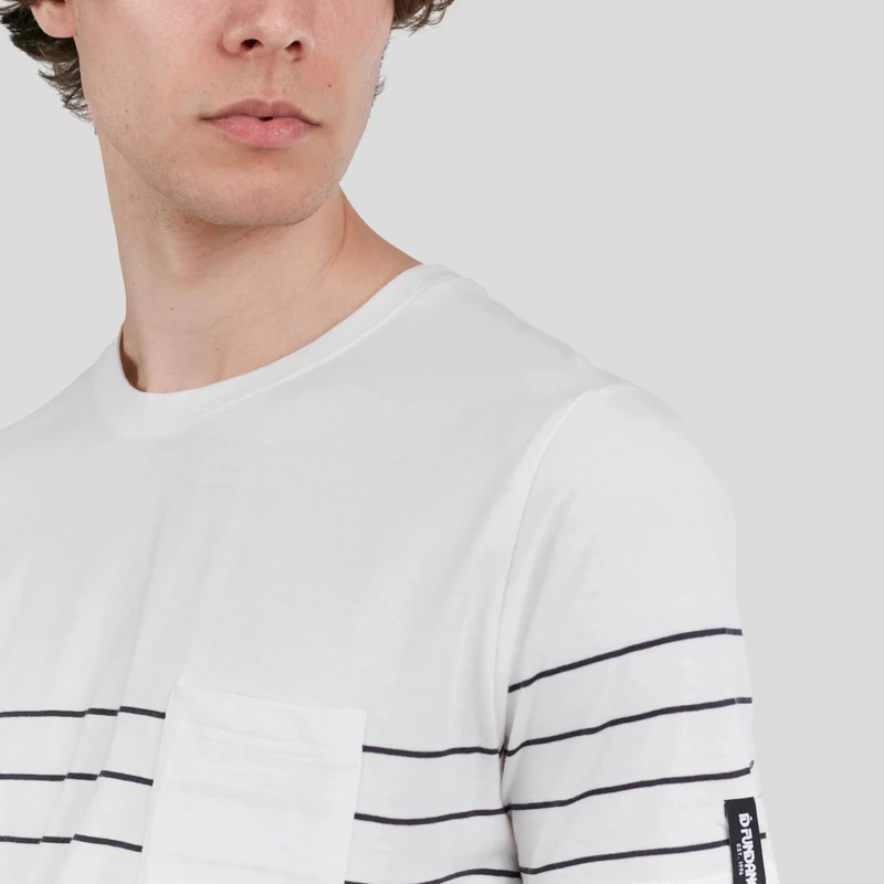 Fundango Tee-shirt manches courtes Jaggy Pocket Homme (Gris) | private