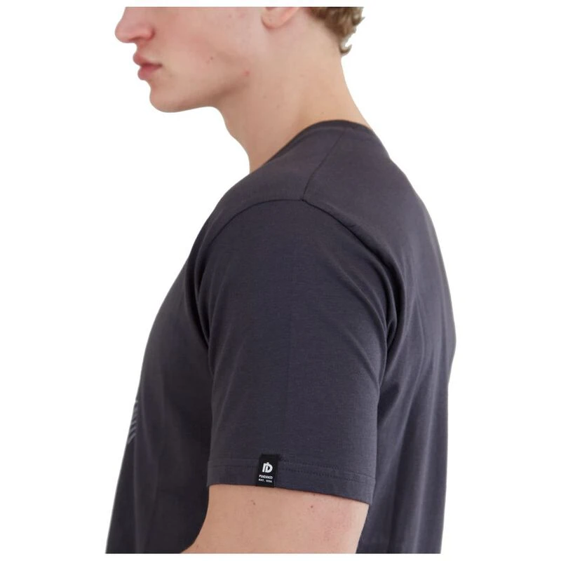 Fundango Mens Basic T11 Logo T-Shirt (Antracit) | Sportpursuit.com