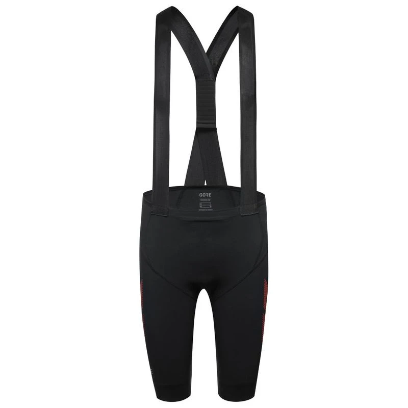 GOREWEAR Mens Transition Bib Shorts (Black/Fireball) | Sportpursuit.co