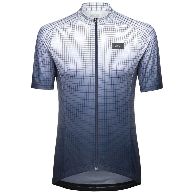 GORE Womens Grid Fade Jersey (Orbit Blue/White) | Sportpursuit.com