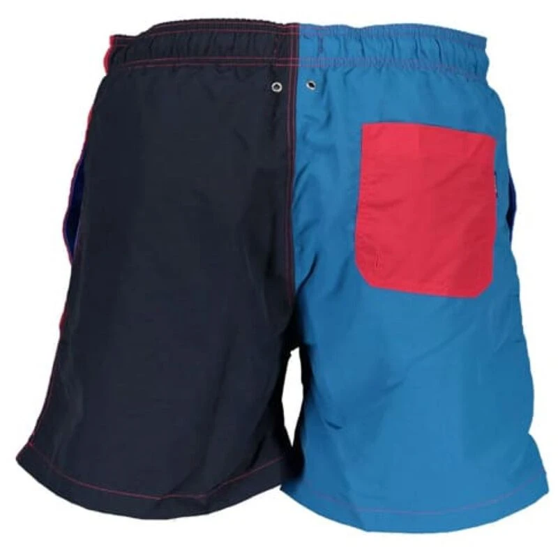 Gant Mens Half & Half Swim Trunks (Red/Blue) | Sportpursuit.com