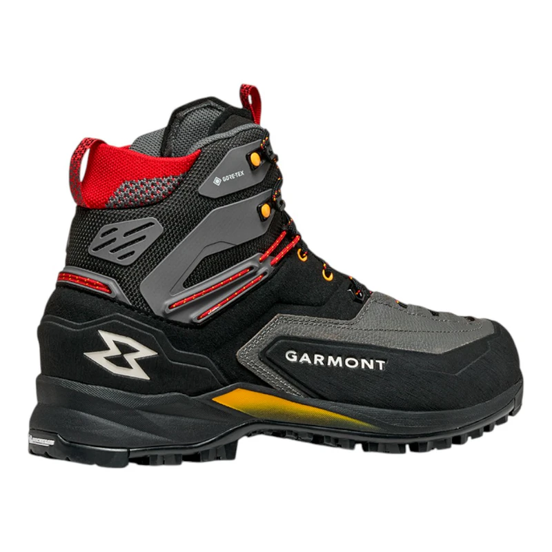Garmont Mens Akron Mid GTX® Hiking Boots (Black/Garmont Orange) | Spor