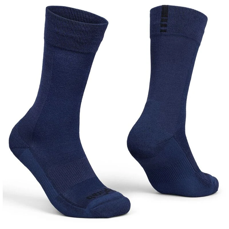 Gripgrab Alpine Merino High Cut Winter Socks (Navy Blue) | Sportpursui