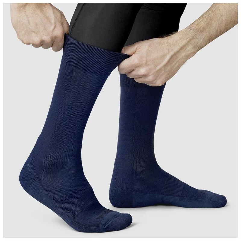 Gripgrab Alpine Merino High Cut Winter Socks (Navy Blue) | Sportpursui