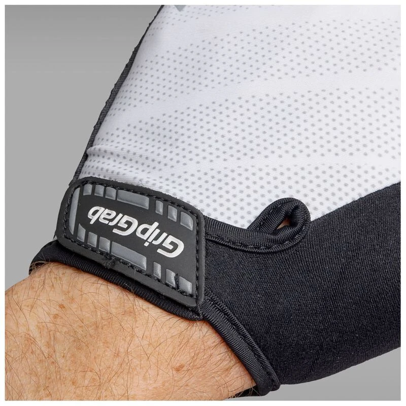 Gripgrab Rouleur Padded Summer Fingerless Gloves (White) | Sportpursui