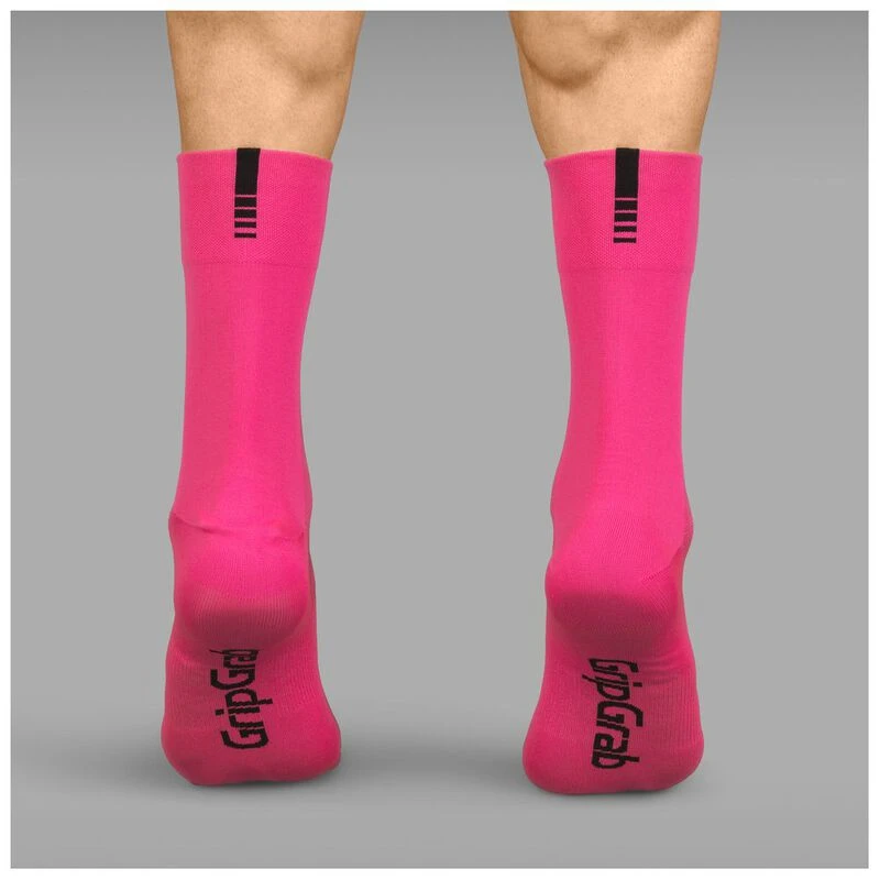 Gripgrab Lightweight SL Regular Cut Summer Socks (Pink Hi-Vis) | Sport