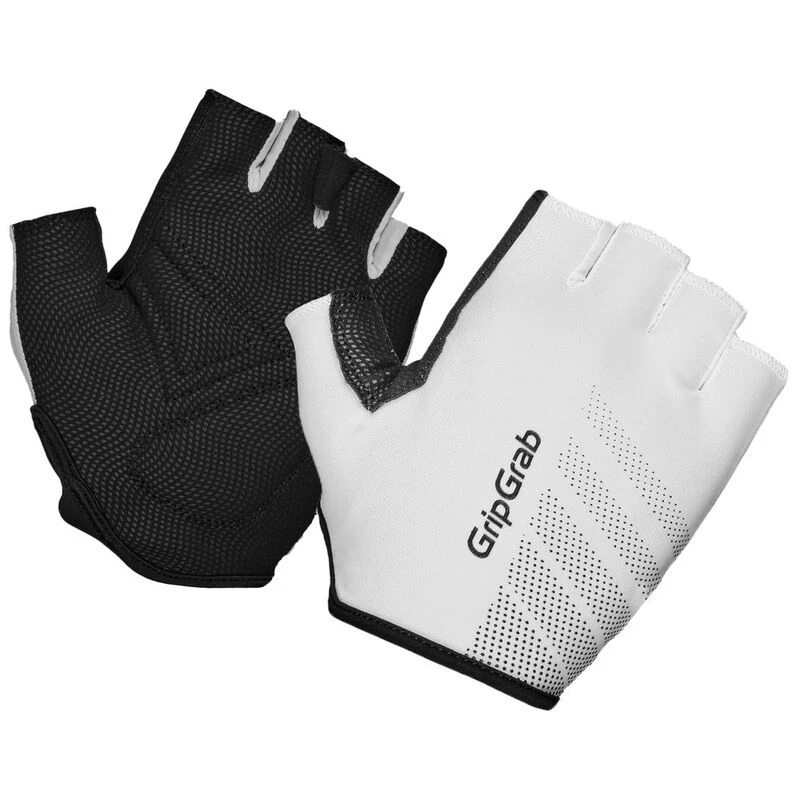 Gripgrab Ride Padded Summer Fingerless Gloves (White) | Sportpursuit.c