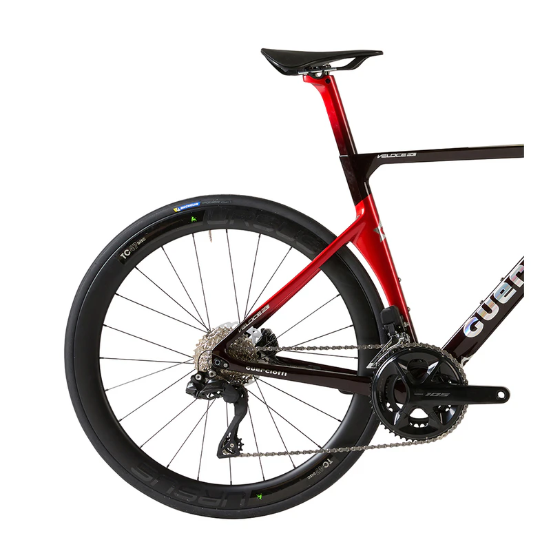 Guerciotti Vélo de route Veloce S 105 7170 DI2 12V (Rouge) | privatesp