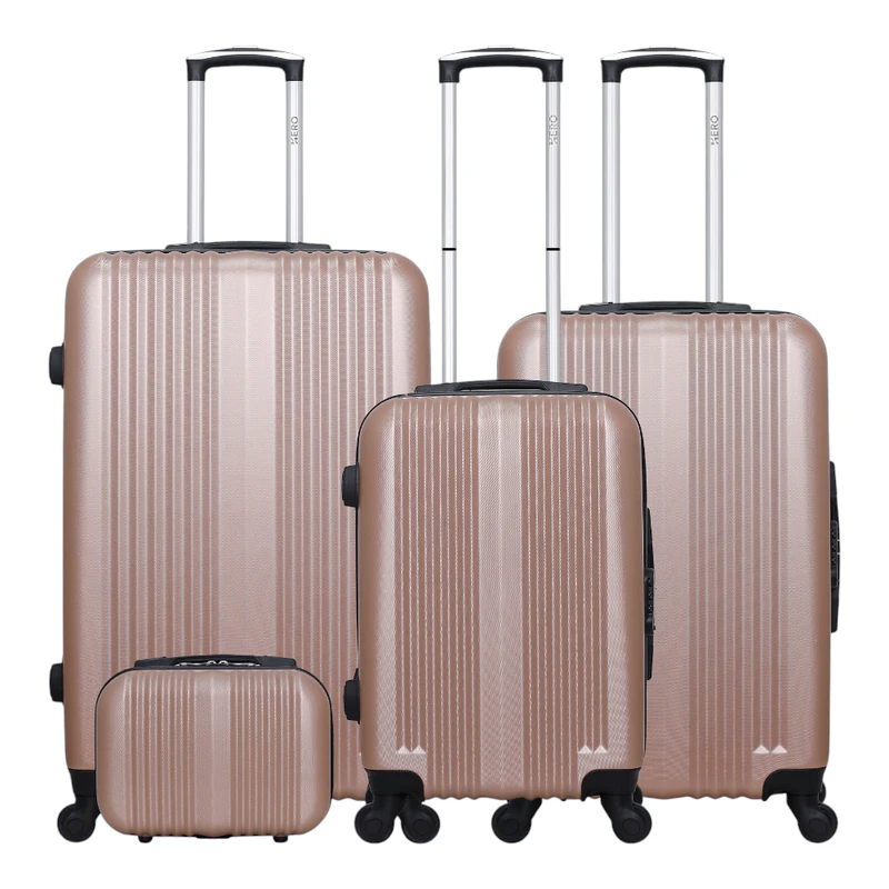 HERO Valises Lipari-C x4 95/64/37/27L (Rose) | privatesportshop.fr