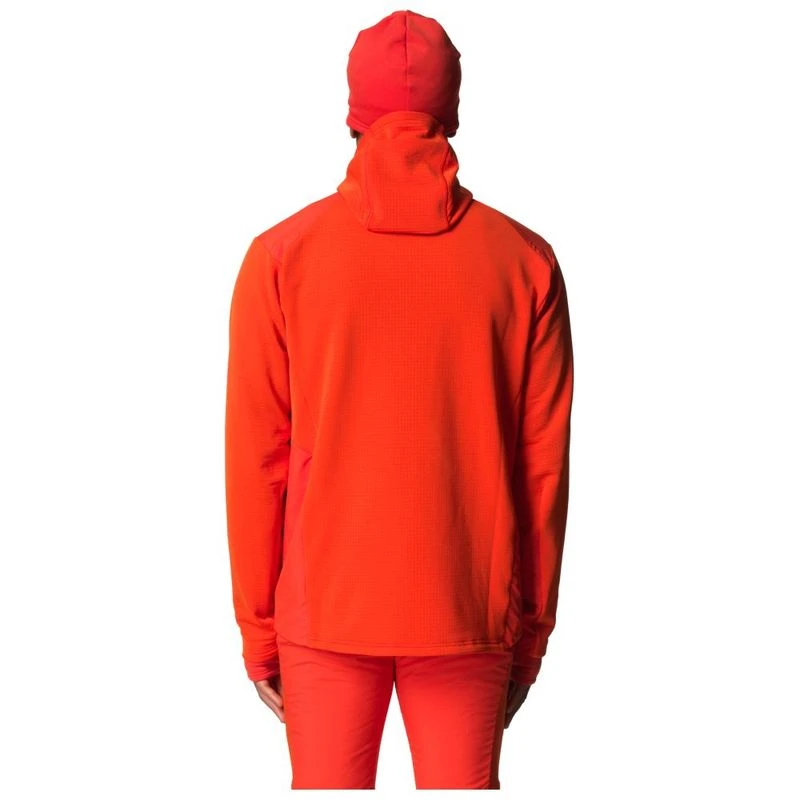 Houdini Mens Moonwalk Houdi Fleece Jacket (En Route Red) | Sportpursui