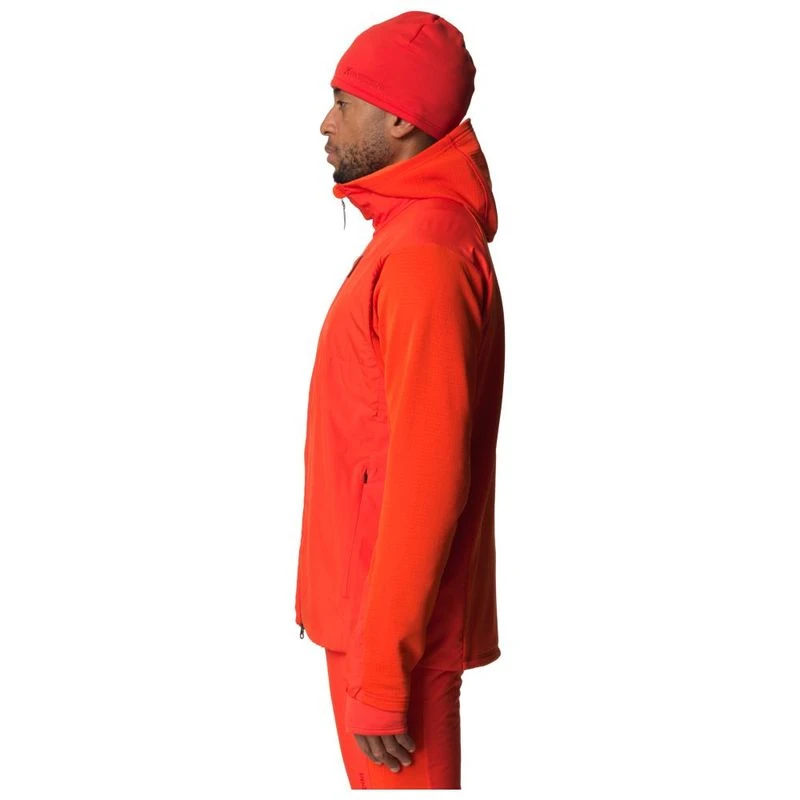 Houdini Mens Moonwalk Houdi Fleece Jacket (En Route Red) | Sportpursui