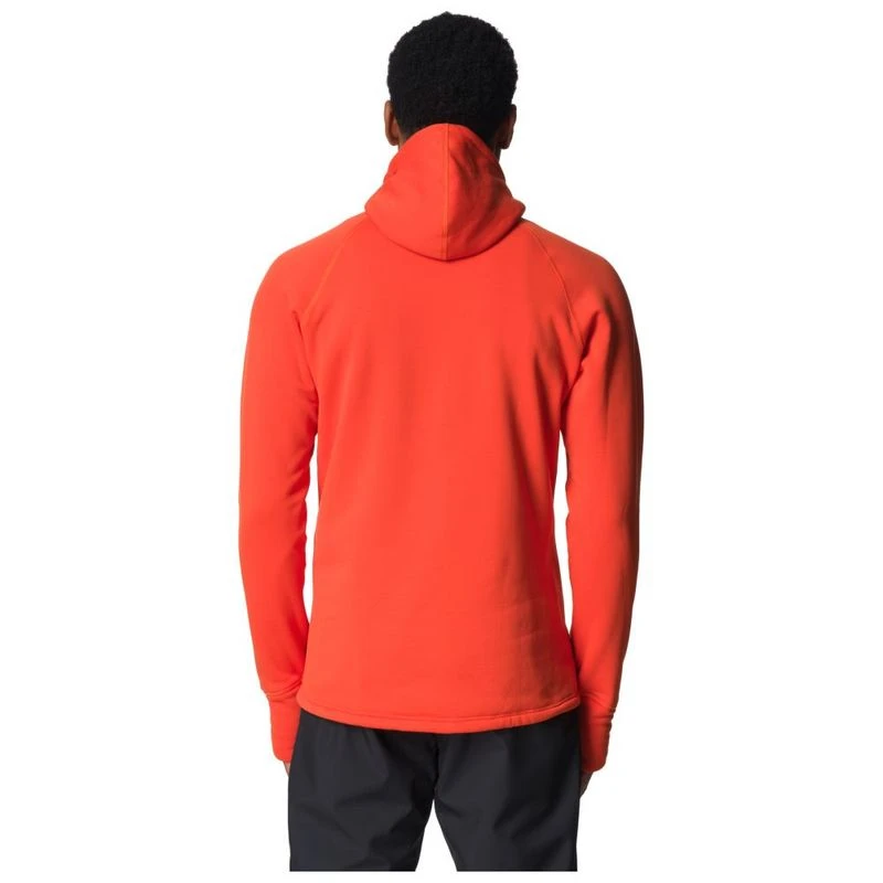 Houdini Mens Power Houdi Fleece Jacket (More Than Red) | Sportpursuit.