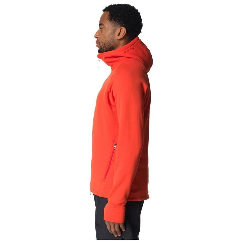 Houdini Mens Power Houdi Fleece Jacket (More Than Red) | Sportpursuit.