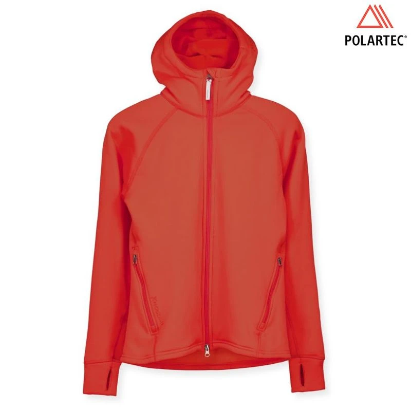 Houdini Womens Power Houdi Fleece Jacket (More Than Red) | Sportpursui