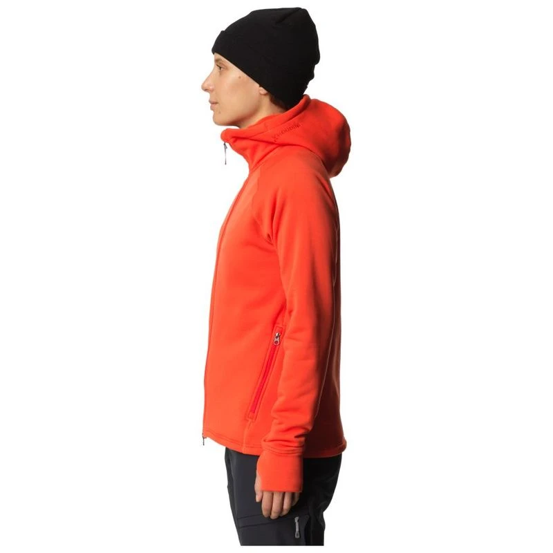Houdini Womens Power Houdi Fleece Jacket (More Than Red) | Sportpursui