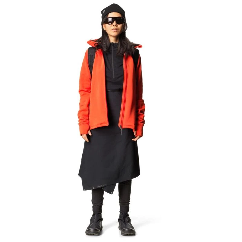Houdini Womens Power Houdi Fleece Jacket (More Than Red) | Sportpursui