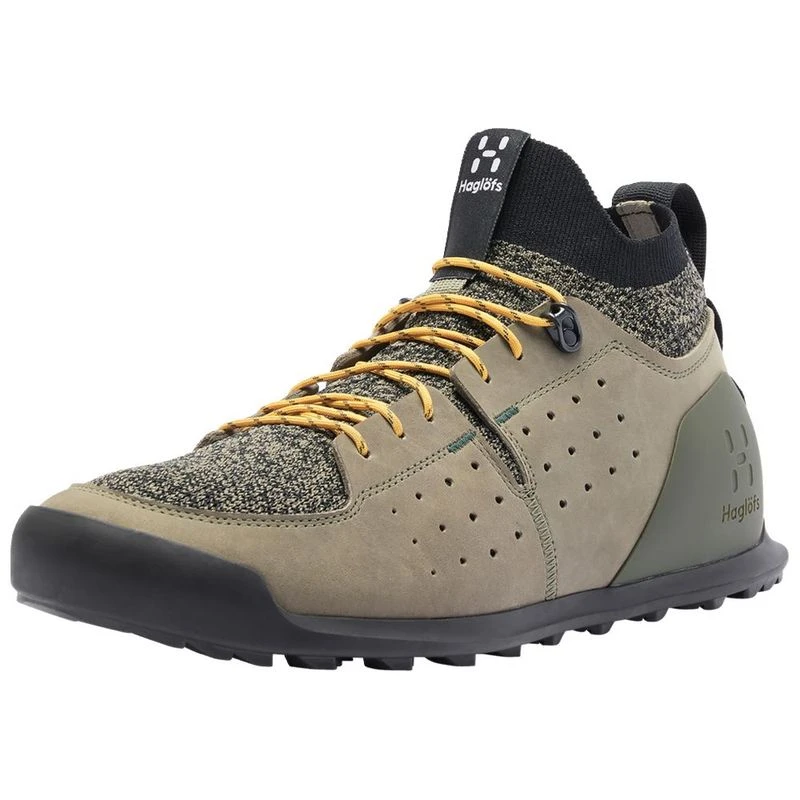 Haglofs Mens Duality AT2 Low Hiking Shoes (Lichen/Pumpkin Yellow) | Sp