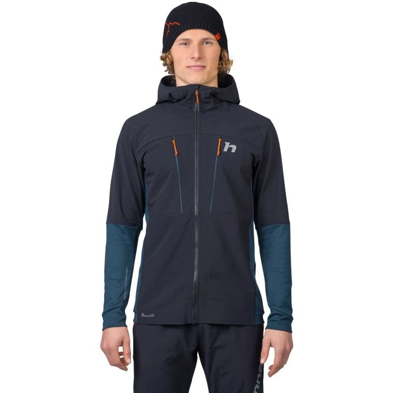 Hannah Mens Trane Jacket (Black/Blue) | Sportpursuit.com