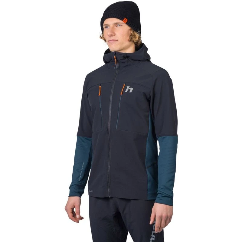 Hannah Mens Trane Jacket (Black/Blue) | Sportpursuit.com