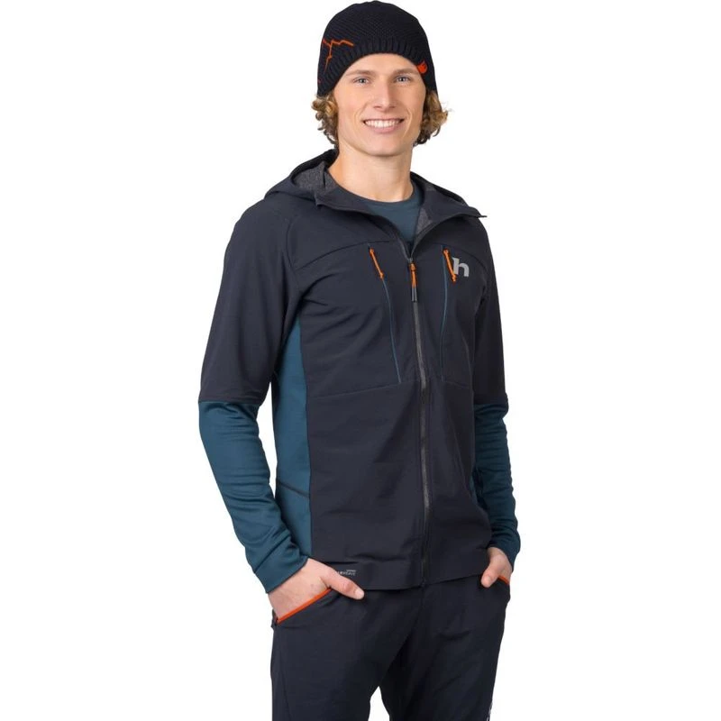 Hannah Mens Trane Jacket (Black/Blue) | Sportpursuit.com