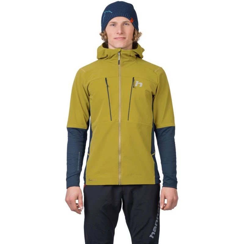 Hannah Mens Trane Jacket (Yellow/Blue) | Sportpursuit.com