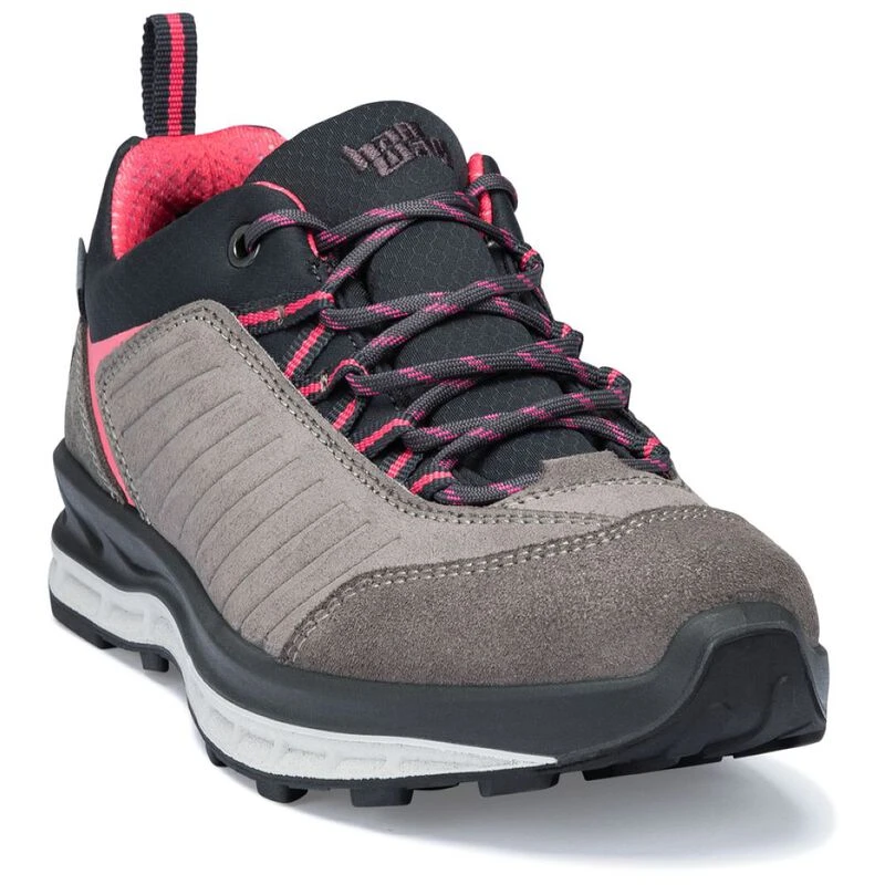 HANWAG Womens Blueridge Low Lady ES Hiking Shoes (Light Grey/Pink) | S