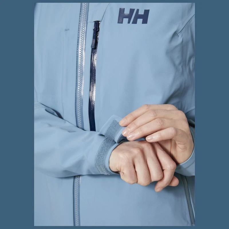 Helly Hansen Womens Verglas BC Ski Jacket (Blue Fog) | Sportpursuit.co