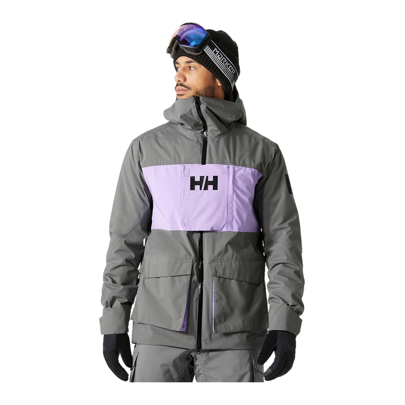 Helly Hansen Mens ULLR D Jacket (Grey) | Sportpursuit.com