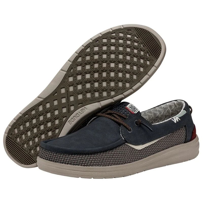 HeyDude Mens Welsh Shoes (Deep Blue) | Sportpursuit.com
